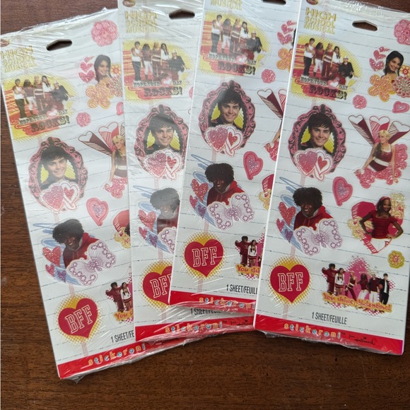 Disney | Other | Disney High School Musical Sticker Pack 4 Packs | Poshmark